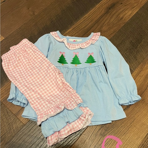 Matching Sets | Christmas Ruffle Pants Set | Poshmark
